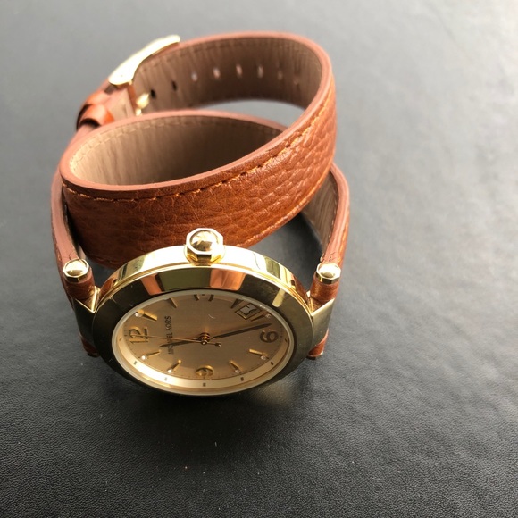 Michael Kors | Accessories | Authentic Michael Kors Double Wrap Watch ...